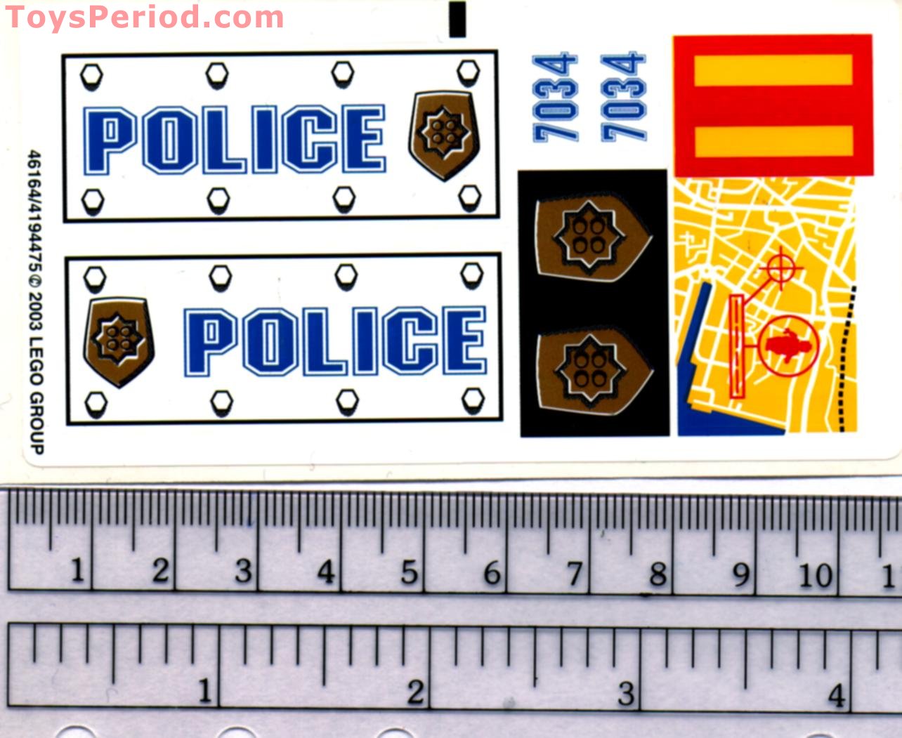 LEGO 7034 Surveillance Truck Instructions and Parts List