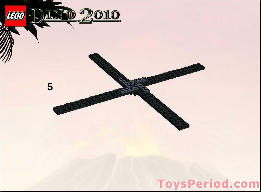 LEGO 7298 Dino Air Tracker Instructions and Parts List