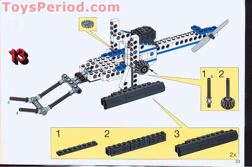 LEGO 8824 Hovercraft Instructions and Parts List