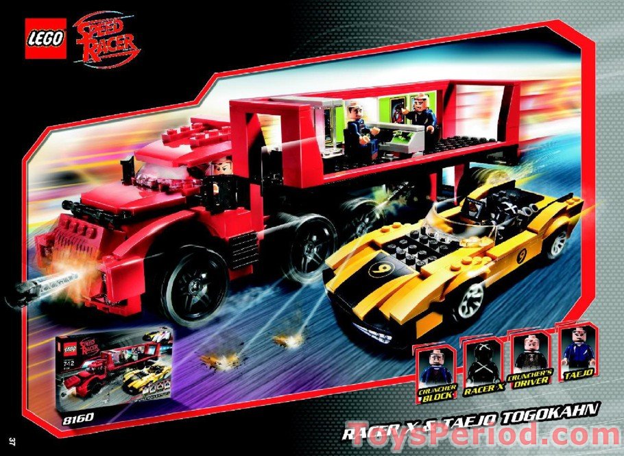 LEGO 8161 Grand Prix Instructions and Parts List