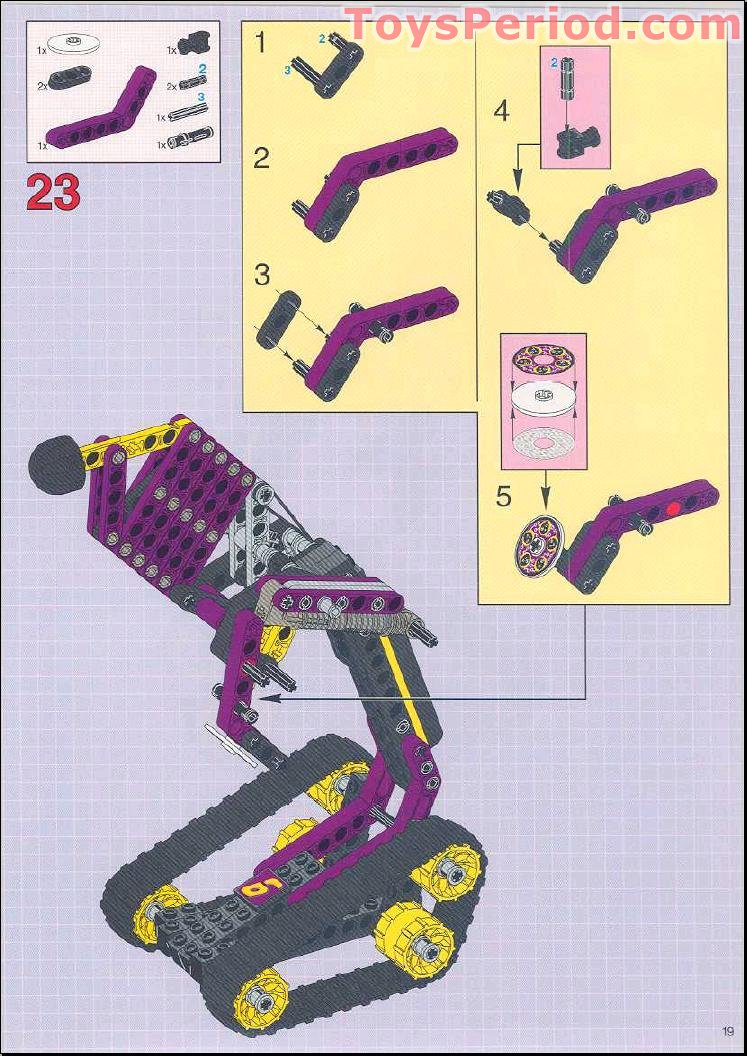LEGO 8257 Cyber Strikers Instructions and Parts List