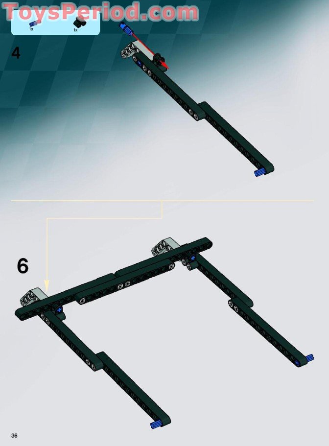 LEGO 8496 Desert Hammer Instructions and Parts List