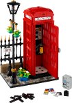 LEGO 21347 Red London Telephone Box Set Parts List