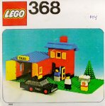 LEGO 368 Taxi Station Instructions and Parts List