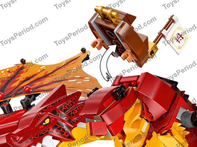 LEGO 71753 Fire Dragon Attack Set Parts List