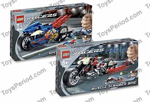 LEGO K8645 Slammer Propeller Hotrod (#8645, 8646) Set Parts List