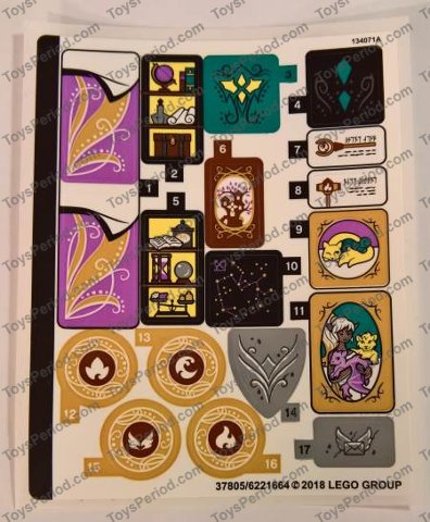 LEGO Sets with Part 41196stk01 Sticker Sheet for Set 41196 - (37805/ ...