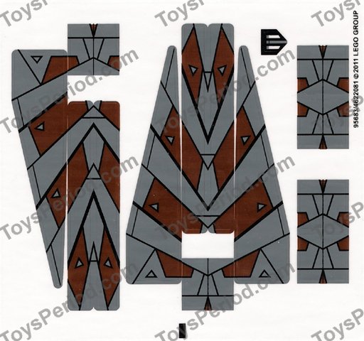 LEGO Sets with Part 7957stk01 Sticker Sheet for Set 7957 - (95683/4622081)