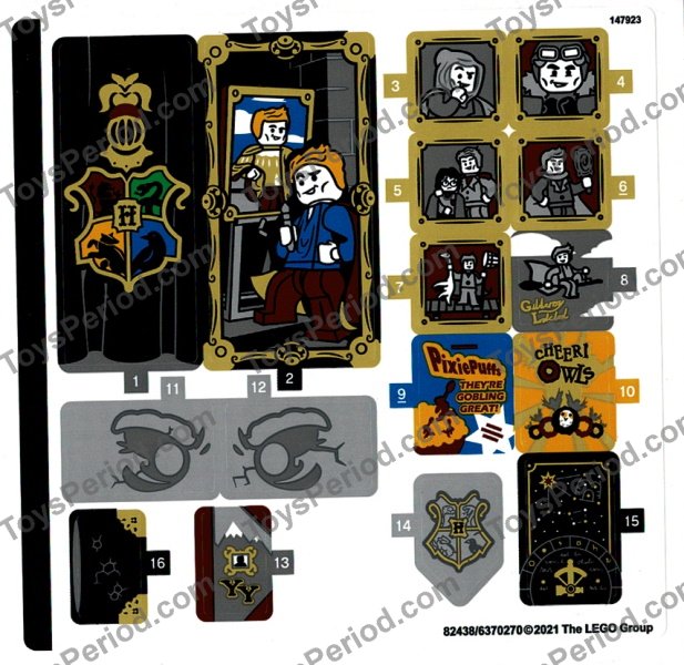 LEGO Sets with Part 76389stk01 Sticker Sheet for Set 76389 - (82438/ ...