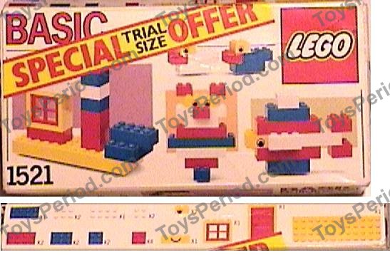 LEGO 1521 Basic Building Set Trial Size Parts List