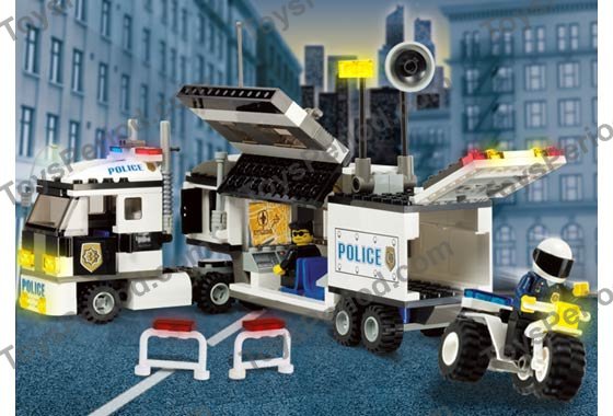 LEGO 7034 Surveillance Truck Instructions and Parts List