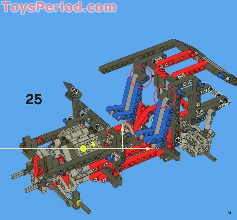 LEGO 8081 Extreme Cruiser Instructions and Parts List