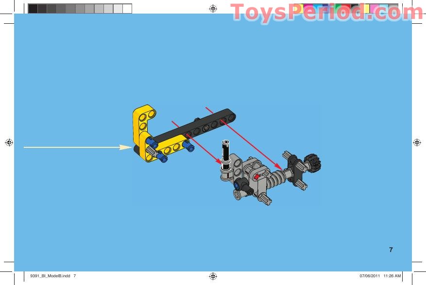 LEGO 9391 Crawler Crane Instructions and Parts List