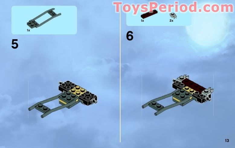 LEGO 9462 The Mummy Instructions and Parts List