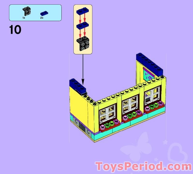 LEGO 41005 Heartlake High Instructions and Parts List