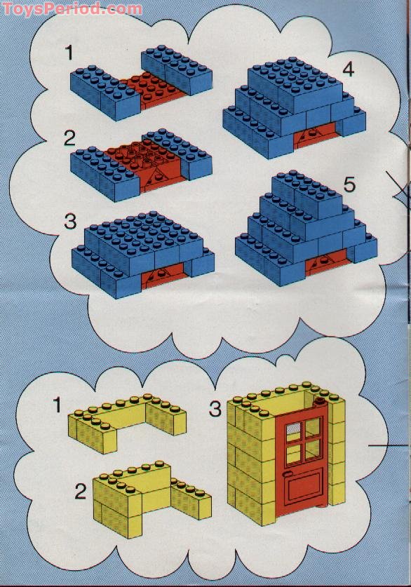 LEGO 555-2 Universal Building Set Instructions and Parts List