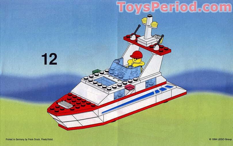 LEGO 1792 Pleasure Cruiser Instructions and Parts List