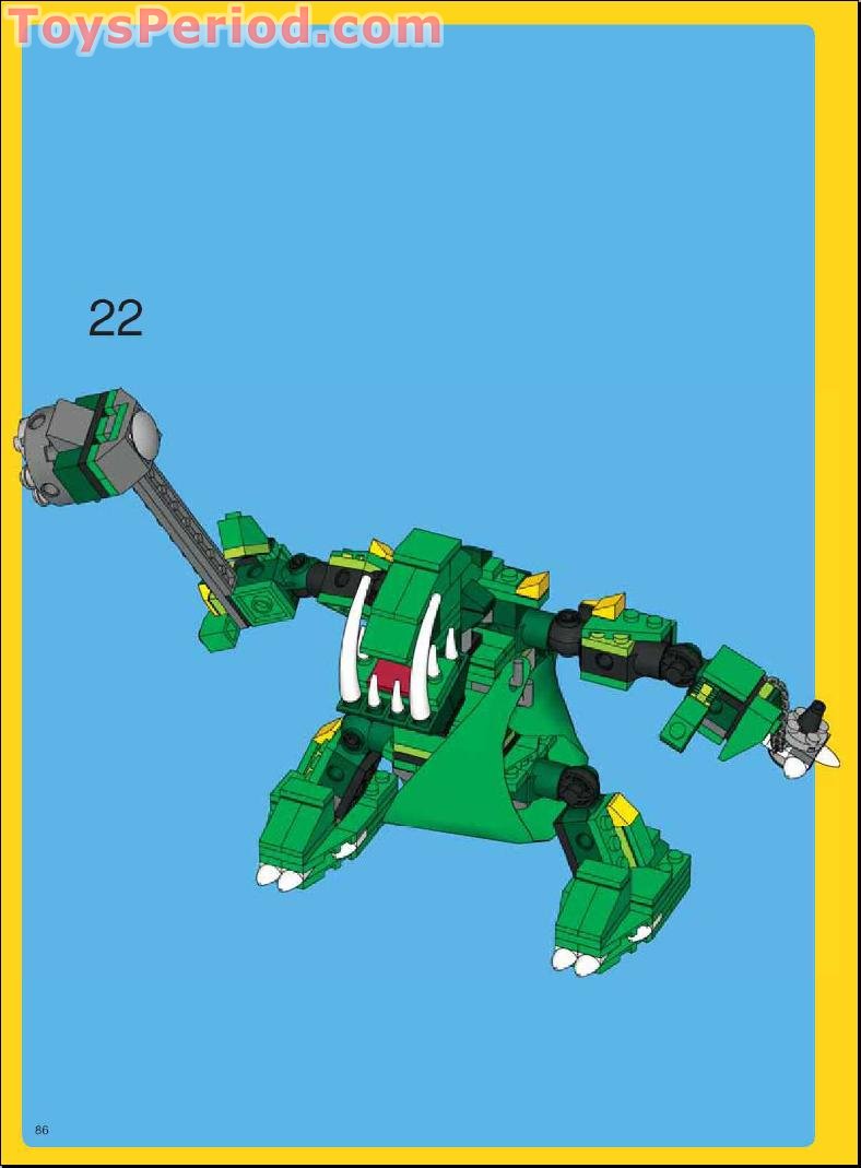 LEGO 4894 Mythical Creatures Instructions and Parts List