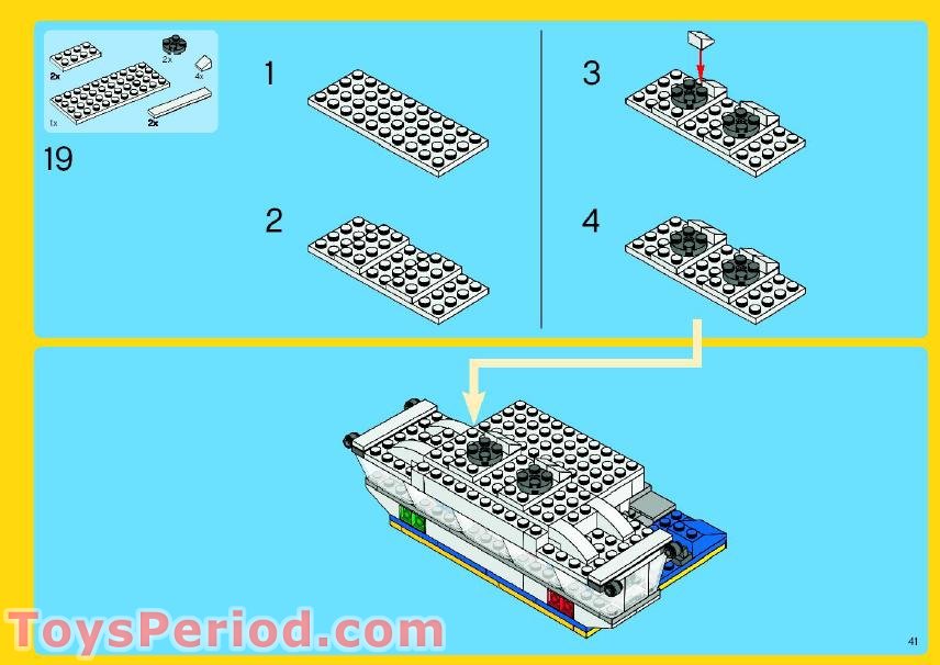 LEGO 4997 Transport Ferry Instructions and Parts List