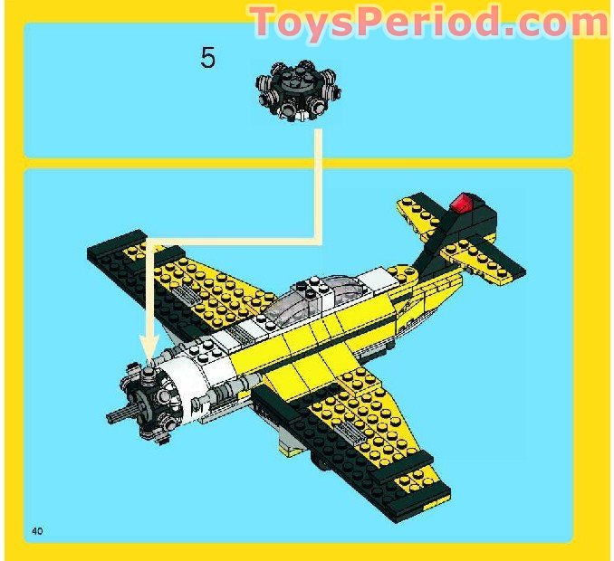 LEGO 6745 Propeller Power Set Parts Inventory and Instructions - LEGO ...