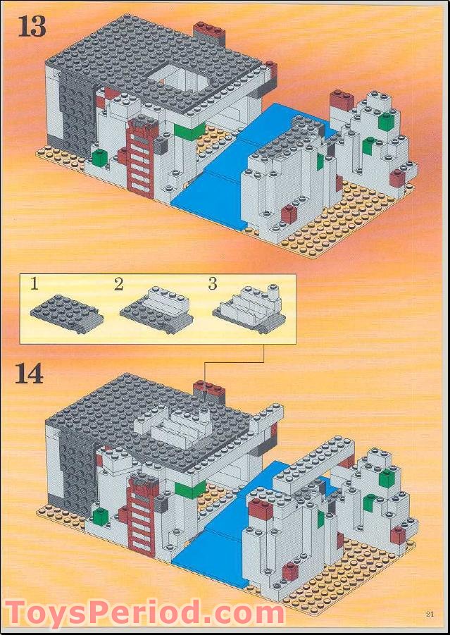 LEGO 6763 Rapid River Village Instructions and Parts List