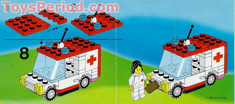 LEGO 6523 Red Cross Instructions and Parts List