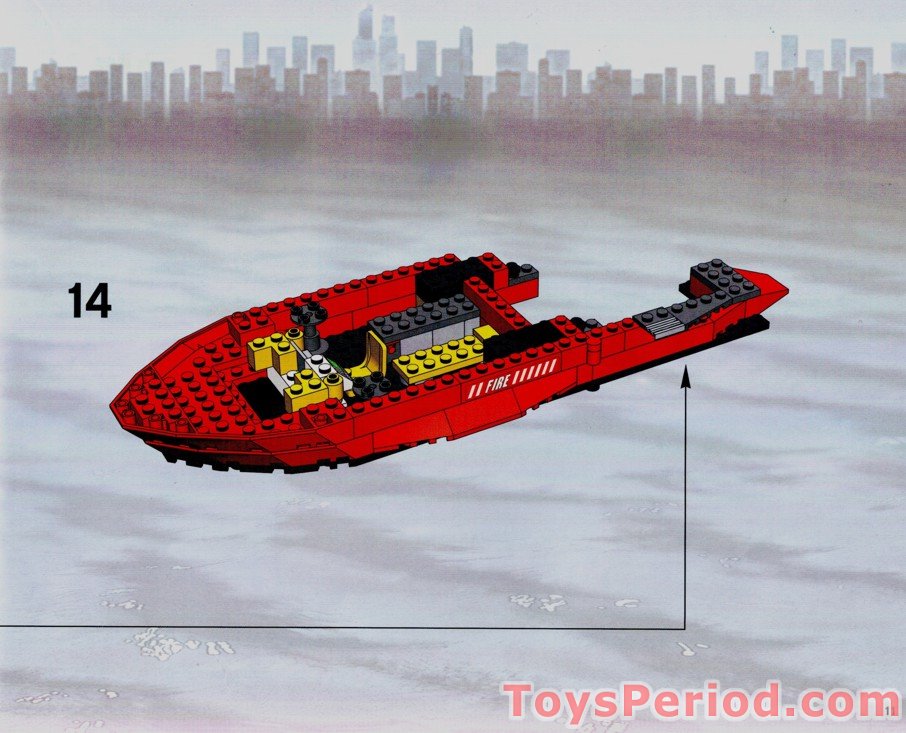 LEGO 7046 Fire Command Craft Set Parts Inventory and Instructions ...