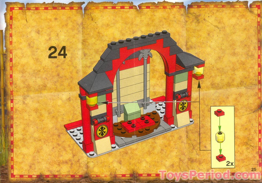 LEGO 7413 Passage of Jun-Chi Instructions and Parts List