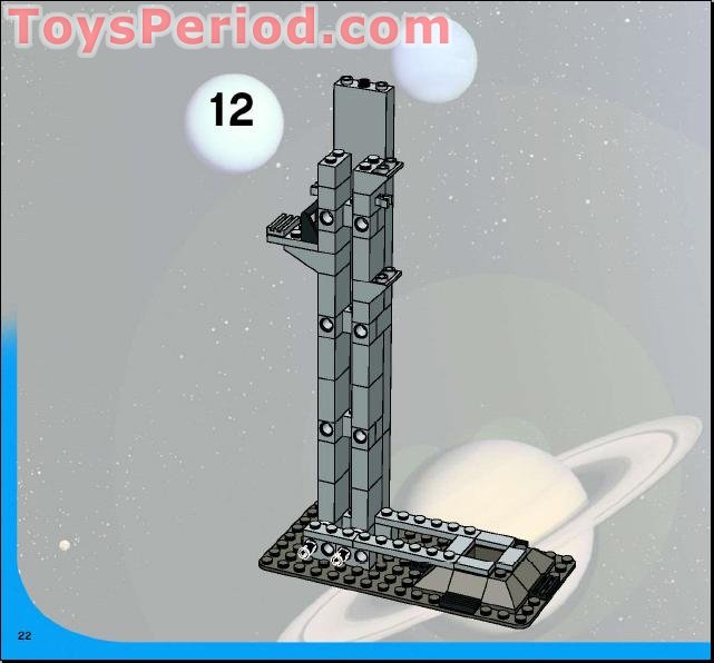 LEGO 7469 Mission to Mars Instructions and Parts List