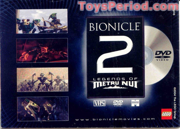 LEGO 8614-1 Vahki Nuurakh Instructions and Parts List