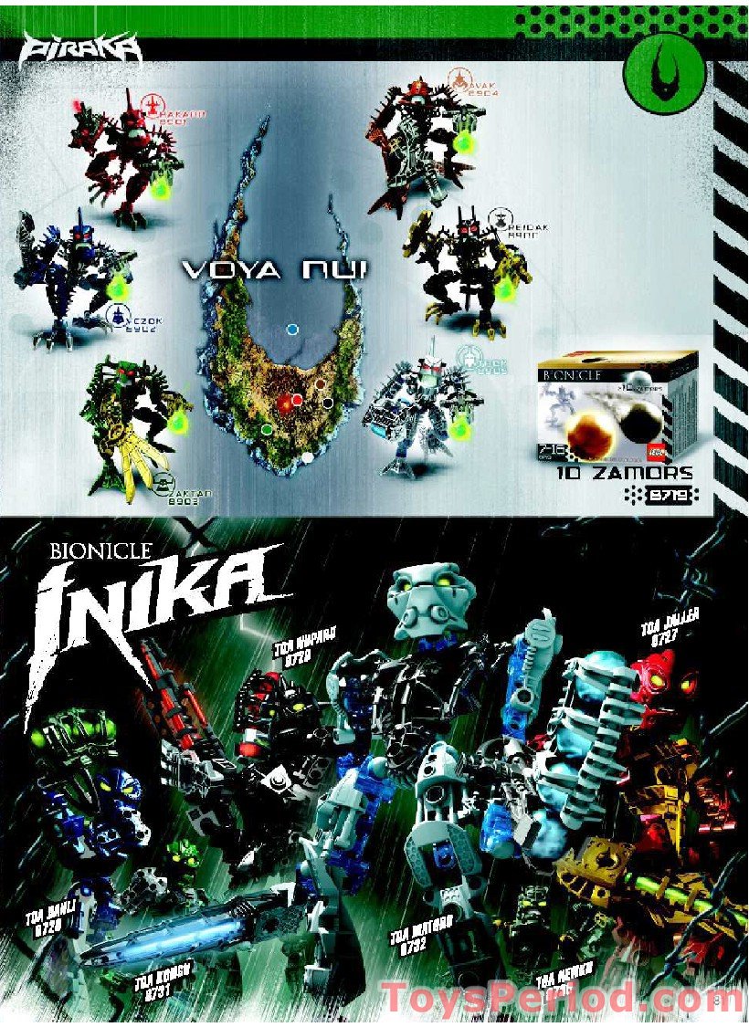 LEGO 8624 Race for the Mask of Life Instructions and Parts List