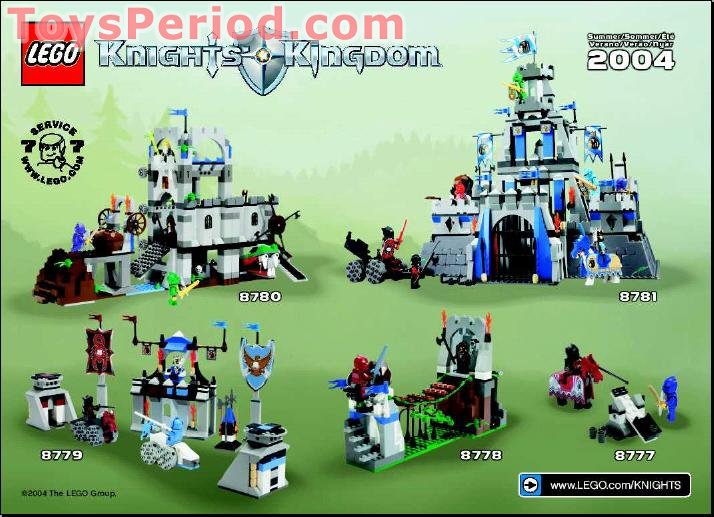 LEGO 8772 Rascus (Europe Version Without Cards) Instructions and Parts List