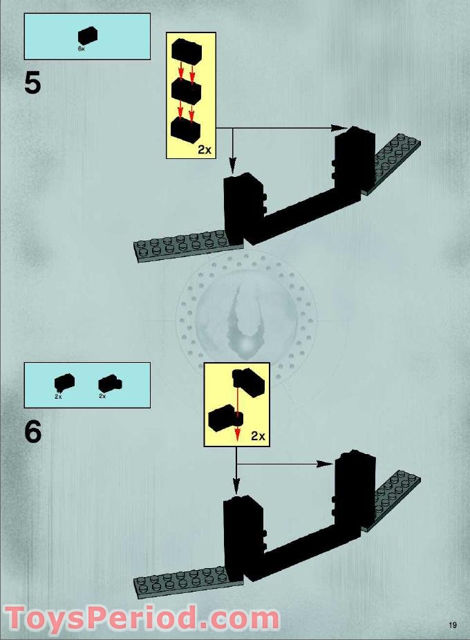 LEGO 8894 Piraka Stronghold Instructions and Parts List