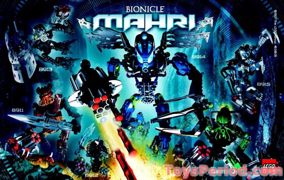 LEGO 8910 Toa Mahri Kongu Instructions and Parts List