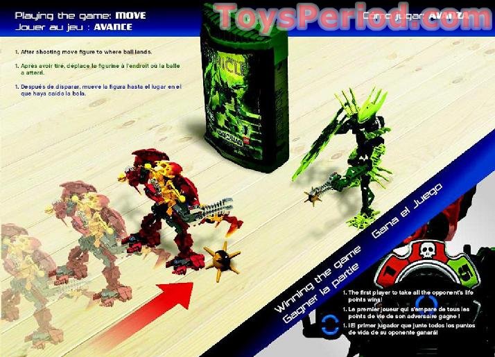 LEGO 8989 Mata Nui Instructions and Parts List