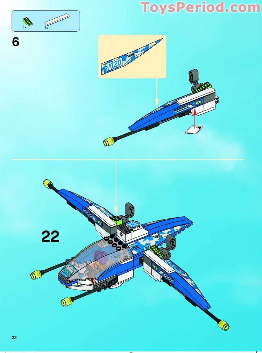 LEGO 8118 Hybrid Rescue Tank Instructions and Parts List