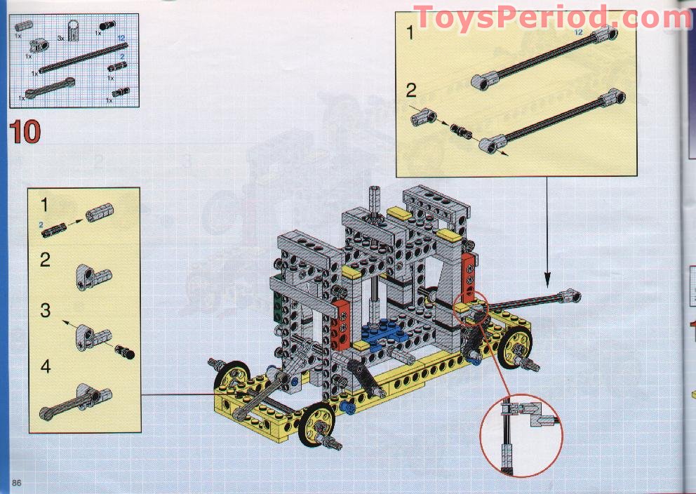 LEGO 8277 Giant Model Set Instructions and Parts List