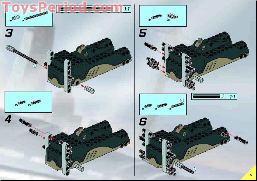LEGO 8472 Street 'n' Mud Racer Instructions and Parts List