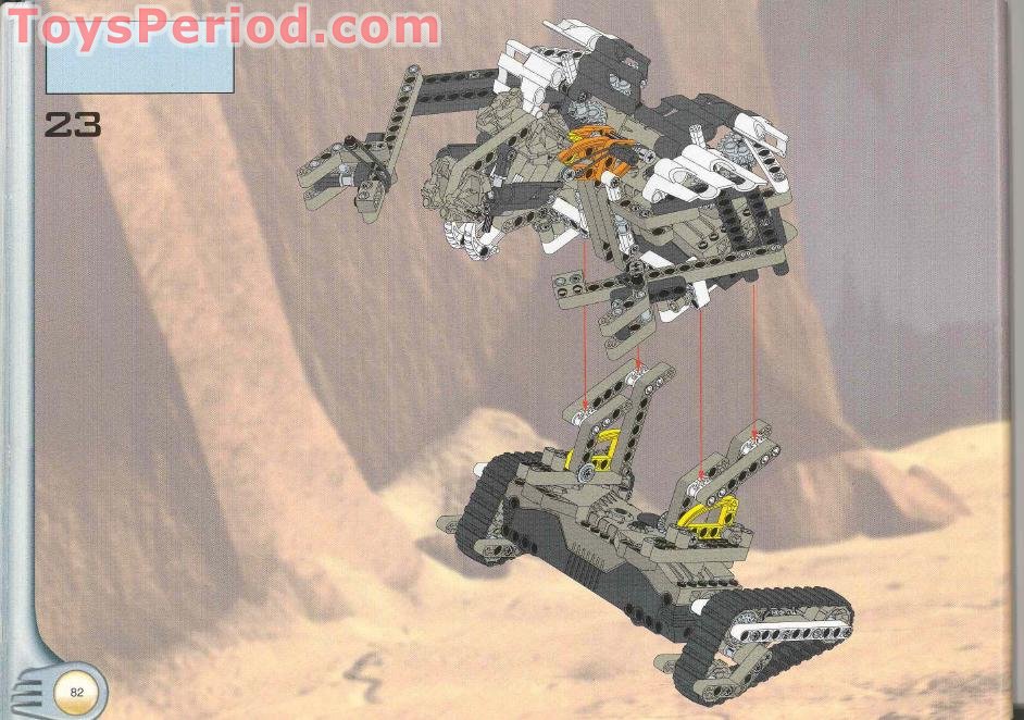 LEGO 8539 Manas Instructions and Parts List