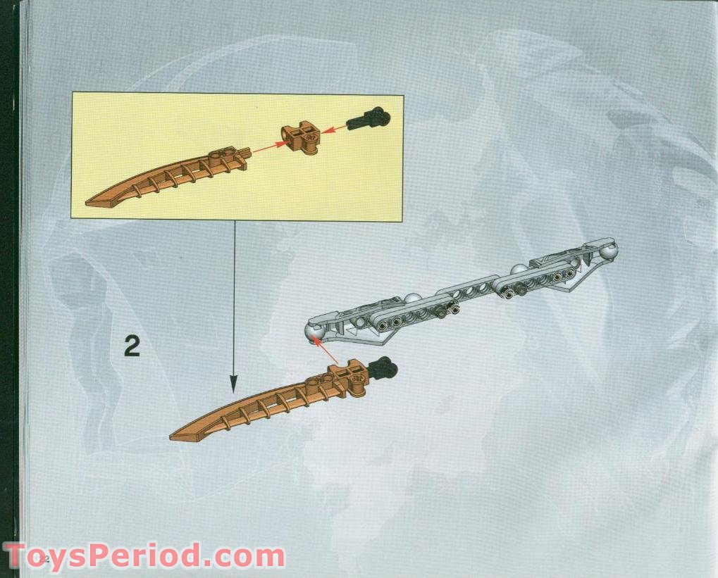 LEGO 8594 Jaller and Gukko Instructions and Parts List