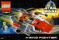 LEGO 7134 A-Wing Fighter Instructions and Parts List