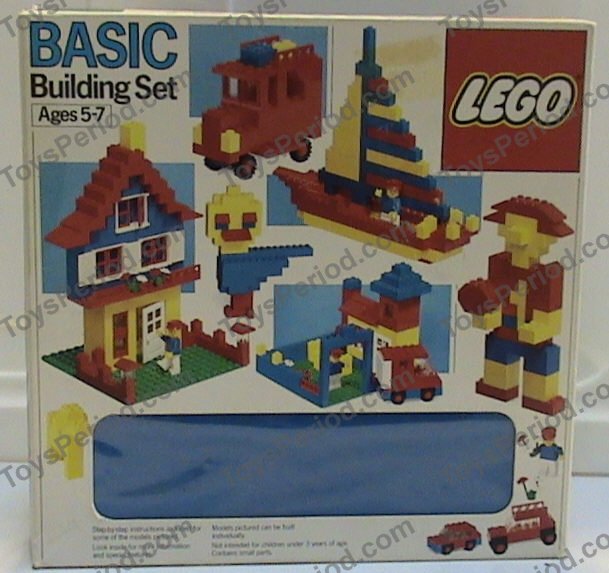 LEGO 527 Basic Building Set Parts List
