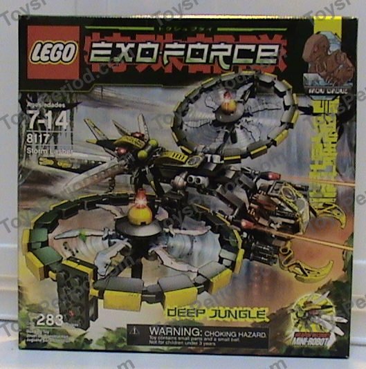 LEGO 8117 Storm Lasher Instructions and Parts List