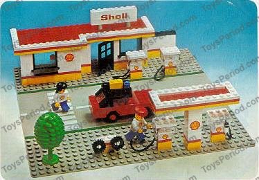 LEGO 377-1 Shell Service Station Instructions and Parts List