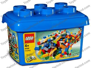 LEGO 4496-1 Fun with Building Tub Instructions and Parts List