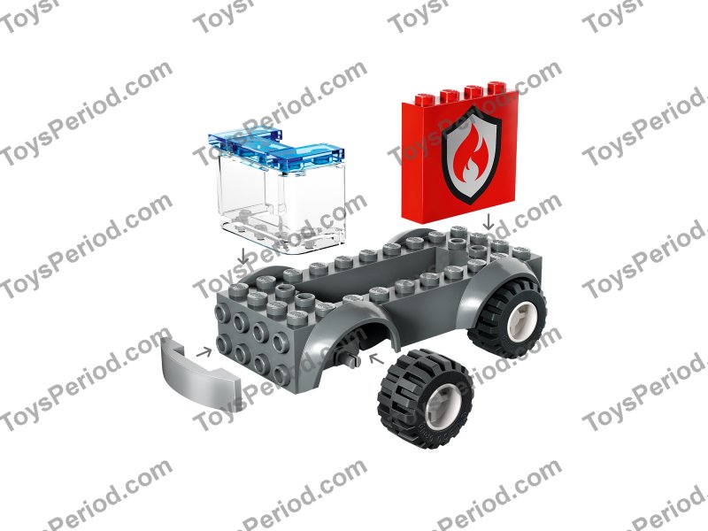 LEGO 60375 Fire Station and Fire Truck Set Parts List