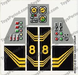 LEGO Sets with Part 8425stk01 Sticker Sheet for Set 8425 - (4100330)