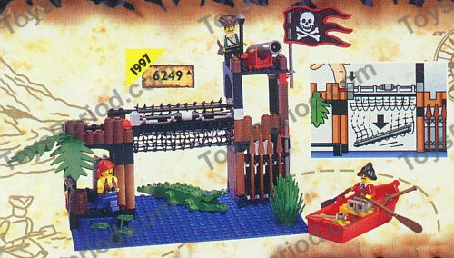 LEGO 6249 Pirates Ambush Instructions and Parts List