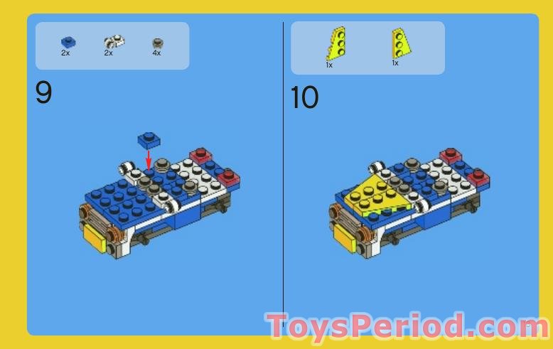 LEGO 5765 Transport Truck Instructions and Parts List