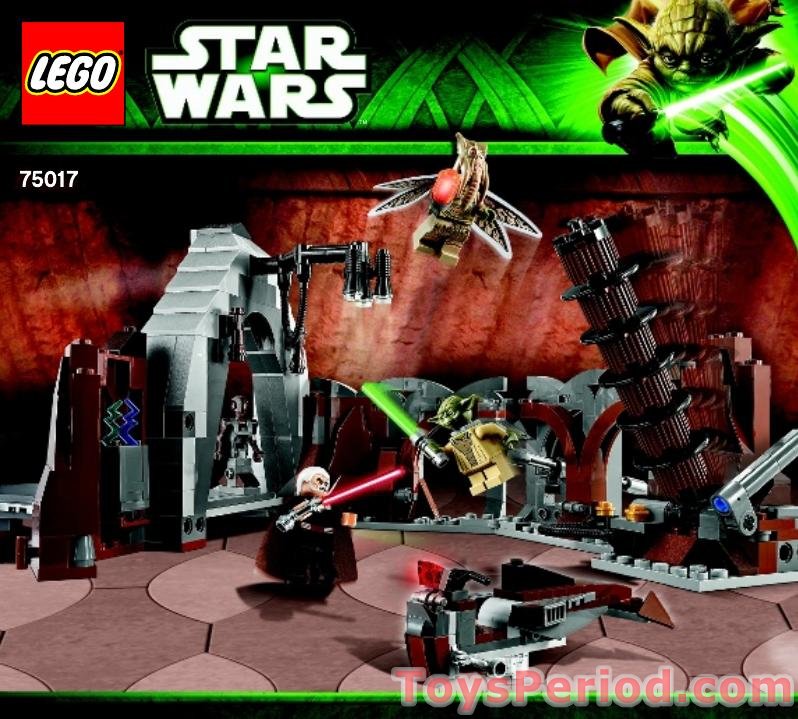 LEGO 75017 Duel on Geonosis Instructions and Parts List